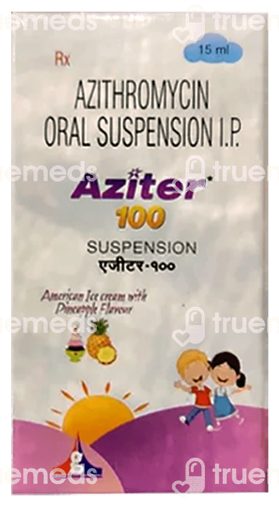 Aziter 100 MG Syrup: Uses, Side Effects, Price & Substitutes