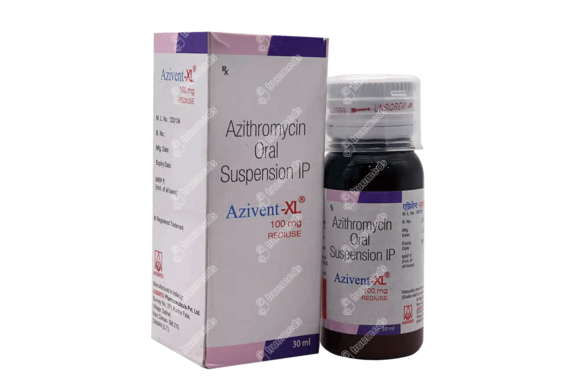 Azivent Xl 100 MG Suspension: Uses, Side Effects, Price & Substitutes