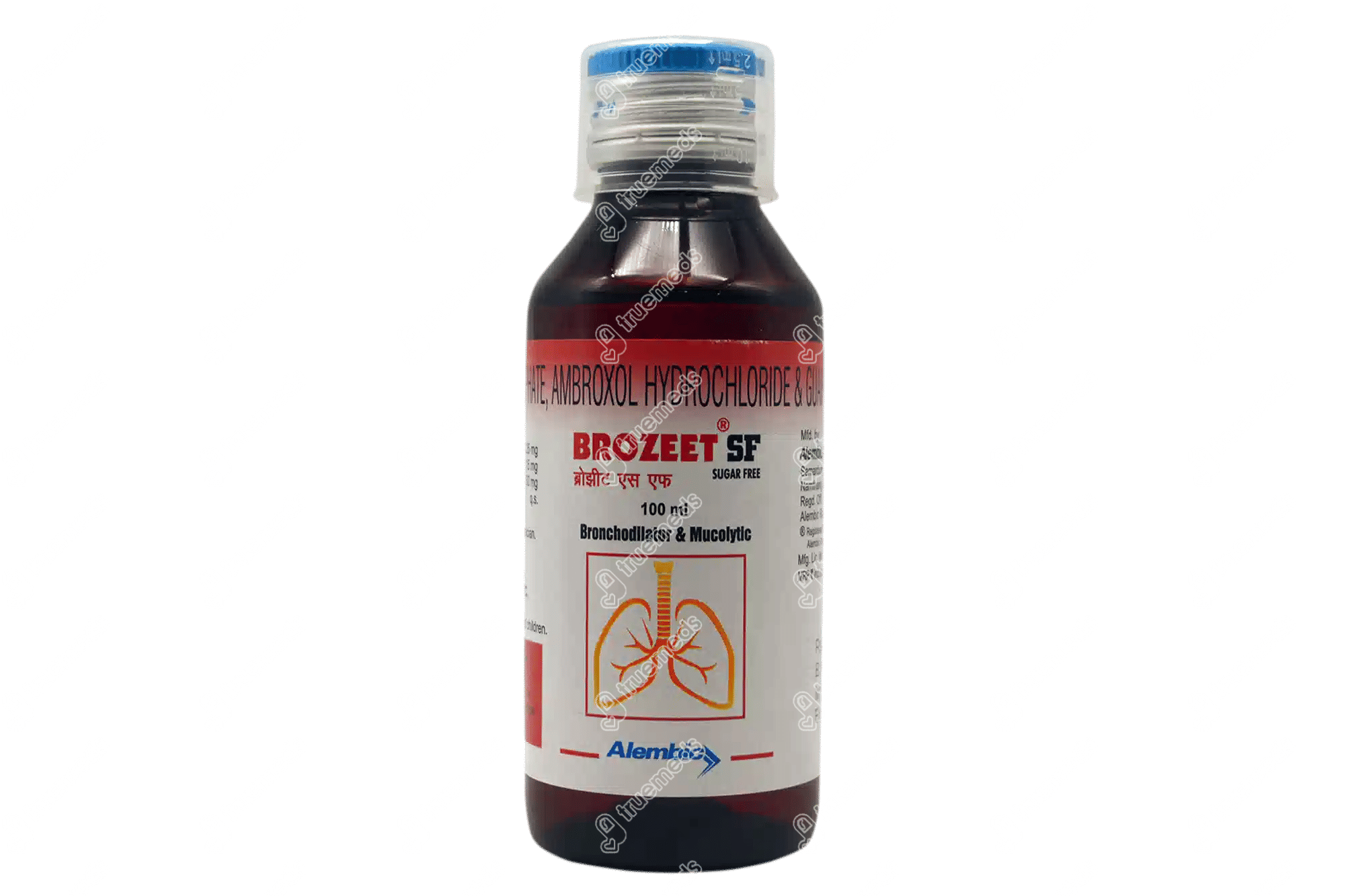 Brozeet Sf 12515 Mg Syrup 100 Ml - Uses, Side Effects, Dosage, Price ...