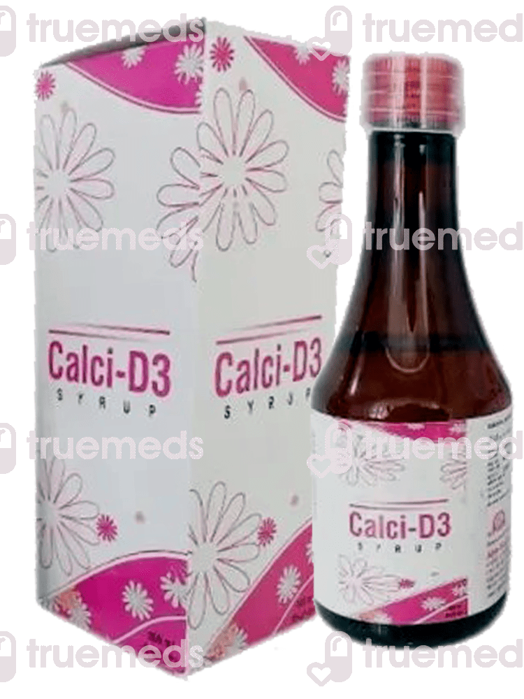Calci D3 250 Mg025mcg Syrup 200 Ml - Uses, Side Effects, Dosage, Price | Truemeds
