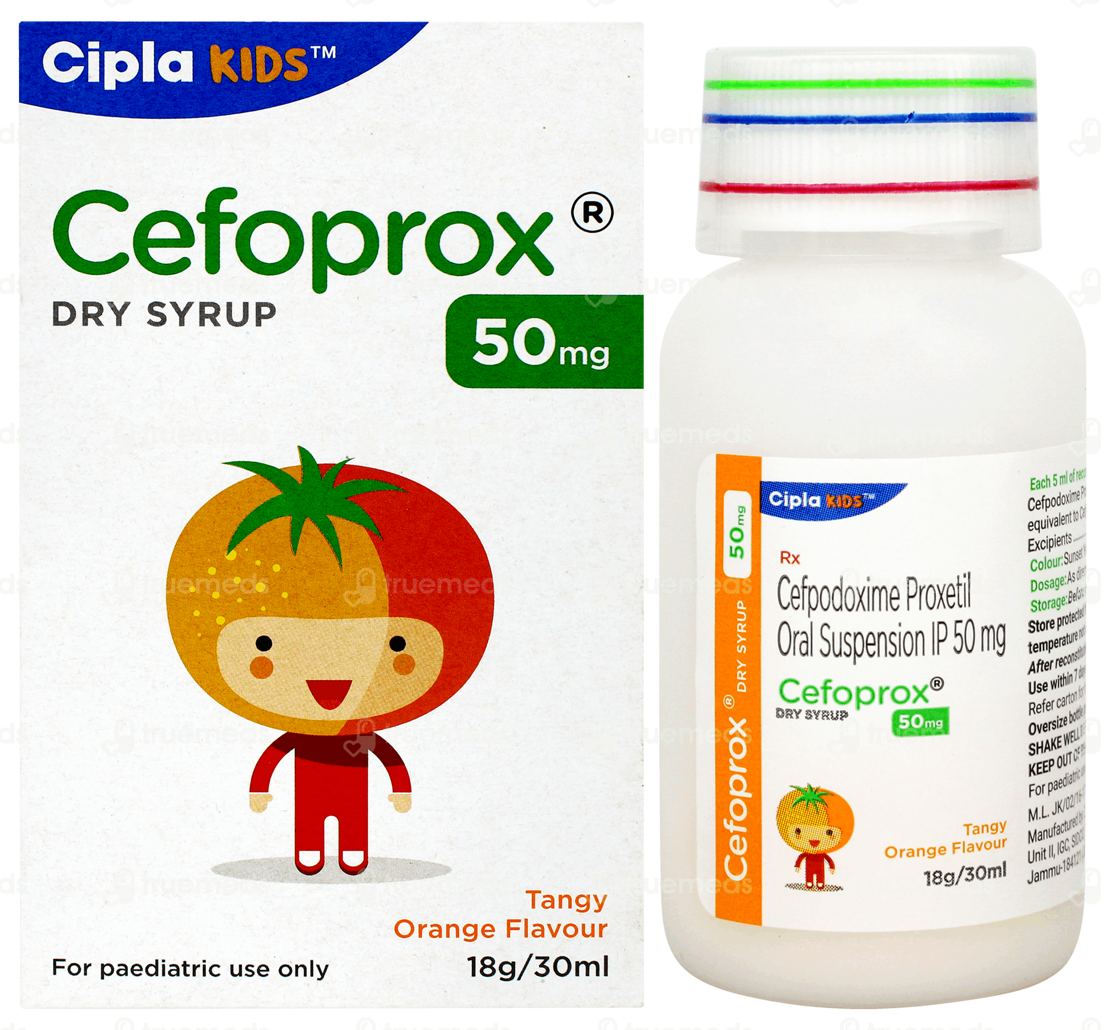 Cefoprox 50 Mg Syrup 30 Ml - Uses, Side Effects, Dosage, Price | Truemeds