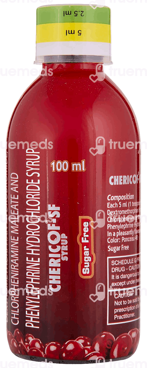 Chericof Sf Syrup 100Ml: Uses, Side Effects, Price & Substitutes