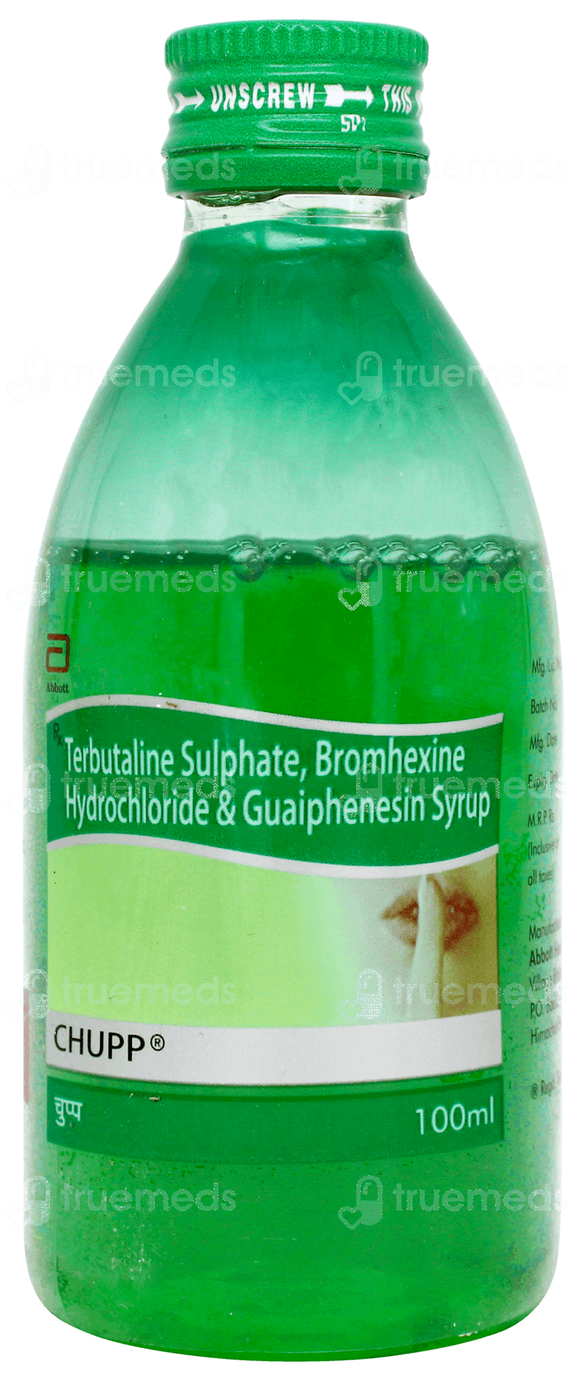 Chupp 50/1.25/4 MG Syrup 100 ML | Order Chupp 50/1.25/4 MG Syrup 100 ML ...