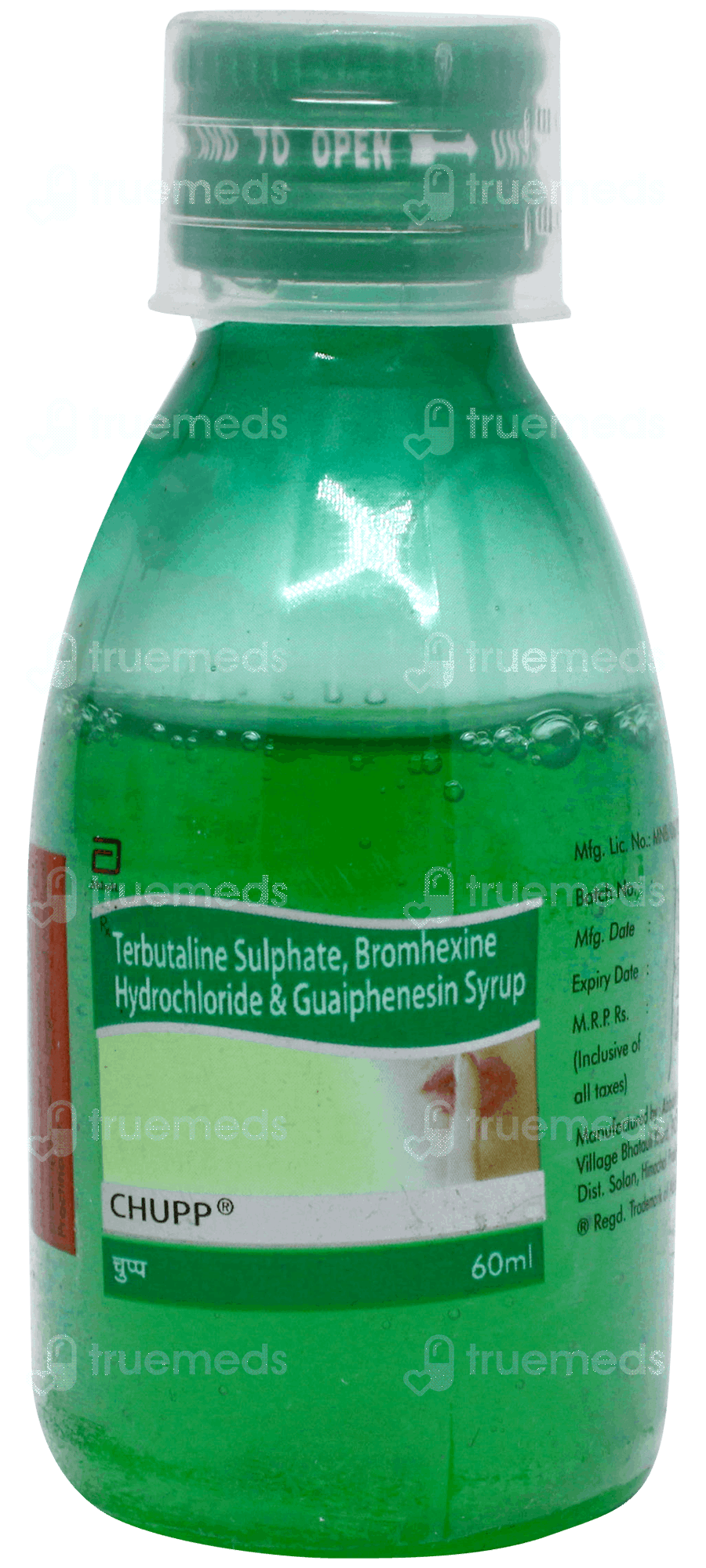 Chupp 50/1.25/4 MG Syrup 60 ML | Order Chupp 50/1.25/4 MG Syrup 60 ML ...