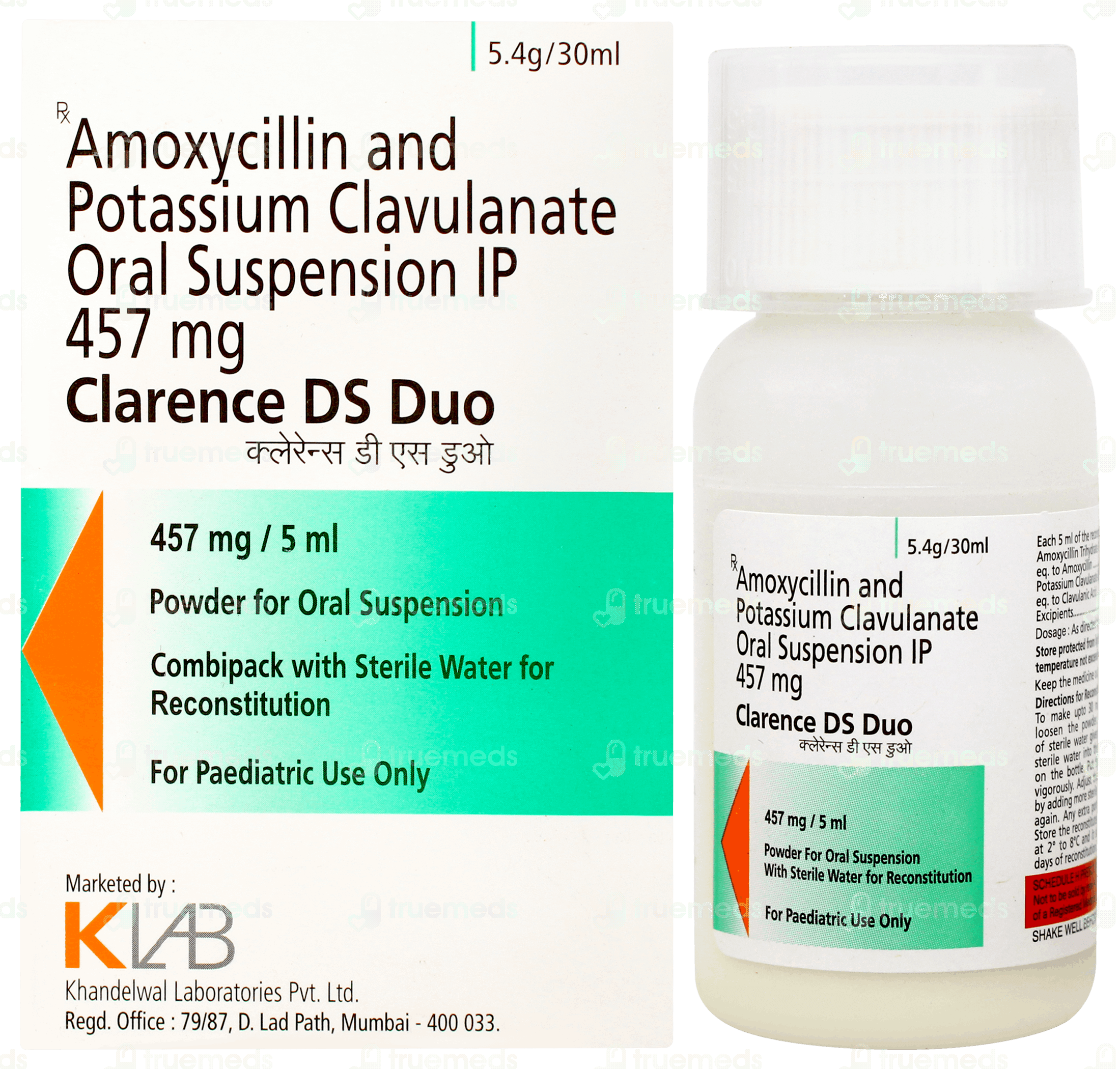 Clarence Ds Duo 457 Mg Syrup 30 Ml - Uses, Side Effects, Dosage, Price ...