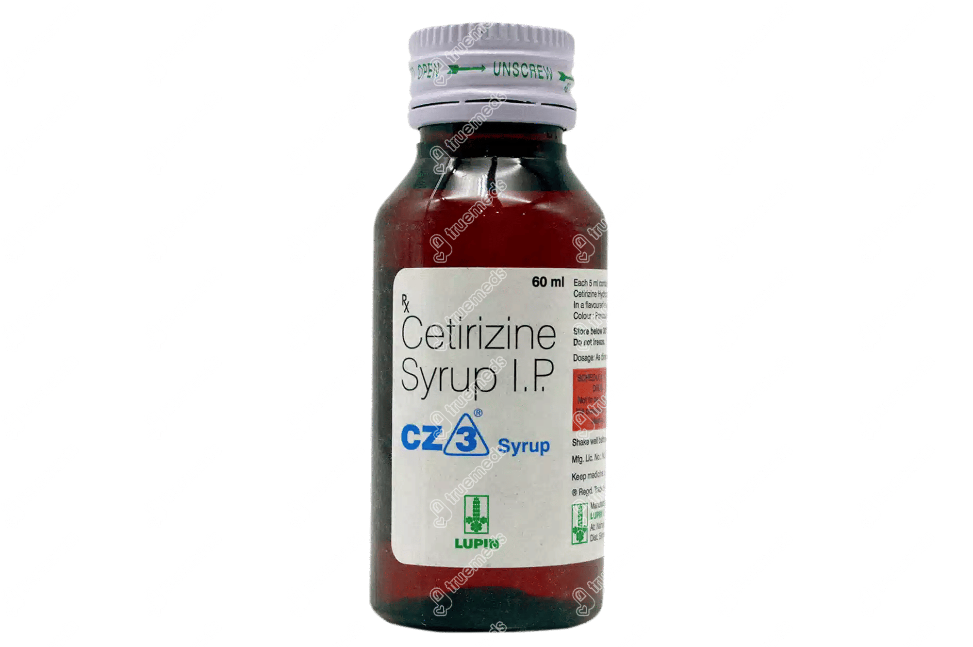 Cz 3 5 MG Syrup 60 ML | Order Cz 3 5 MG Syrup 60 ML Online at Truemeds
