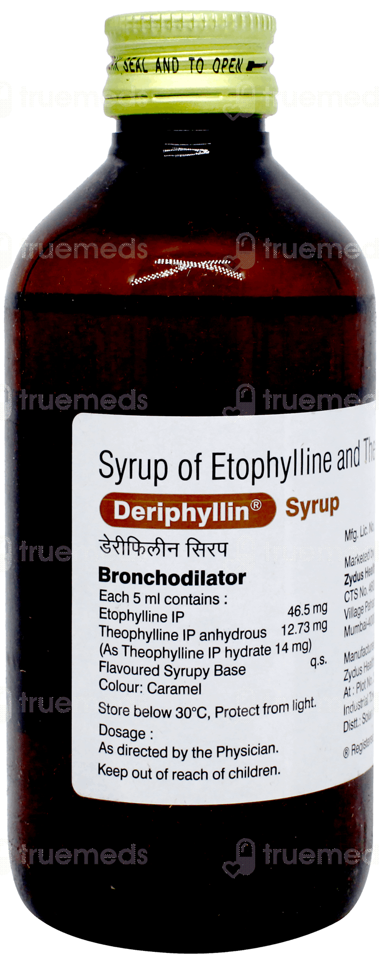 Deriphyllin 14/46.5 MG Syrup 200 ML | Order Deriphyllin 14/46.5 MG ...