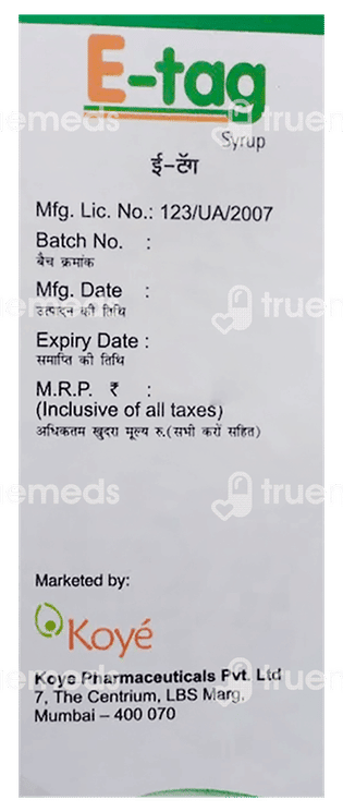 E-tag 1.25/50/50 MG Syrup 100 ML | Order E-tag 1.25/50/50 MG Syrup 100 ...