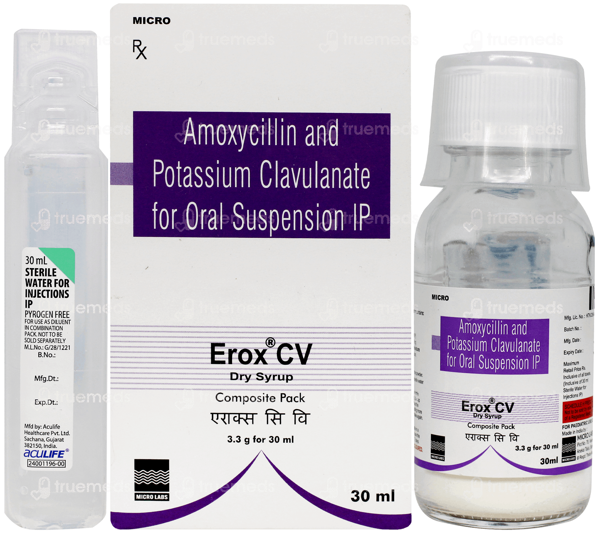 Erox Cv 200/28.5 Mg Syrup: Uses, Side Effects, Price & Substitutes