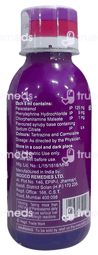 Febrex Plus 125/5/1 Mg Syrup 60 Ml: Uses, Side Effects, Price & Substitutes