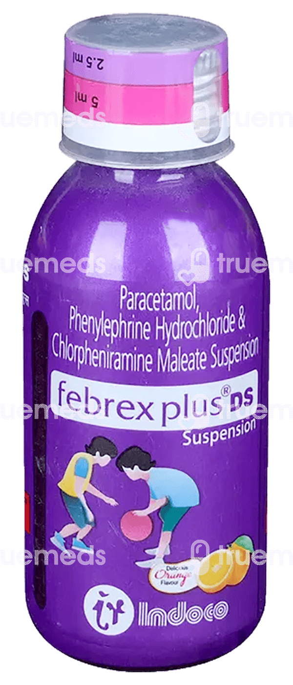 Febrex Plus Ds Orange Flavour Suspension 60Ml: Uses, Side Effects ...