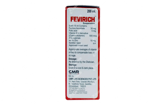 Fevirich Syrup 200 Ml - Uses, Side Effects, Dosage, Price | Truemeds