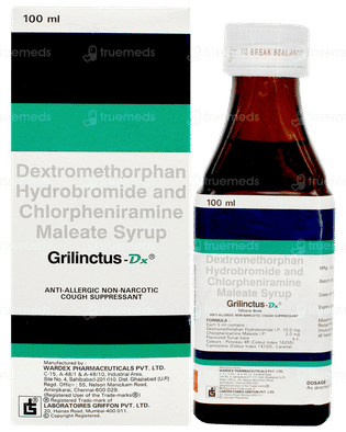 Grilinctus Dx 2/10 MG Syrup 100 ML | Order Grilinctus Dx 2/10 MG Syrup ...