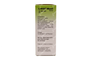 L Hist Mont Syrup 30Ml: Uses, Side Effects, Price & Substitutes