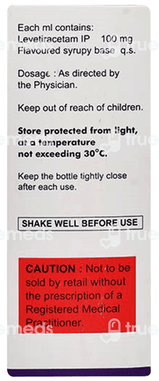 Levacetam 100 MG Syrup 100 ML | Order Levacetam 100 MG Syrup 100 ML ...