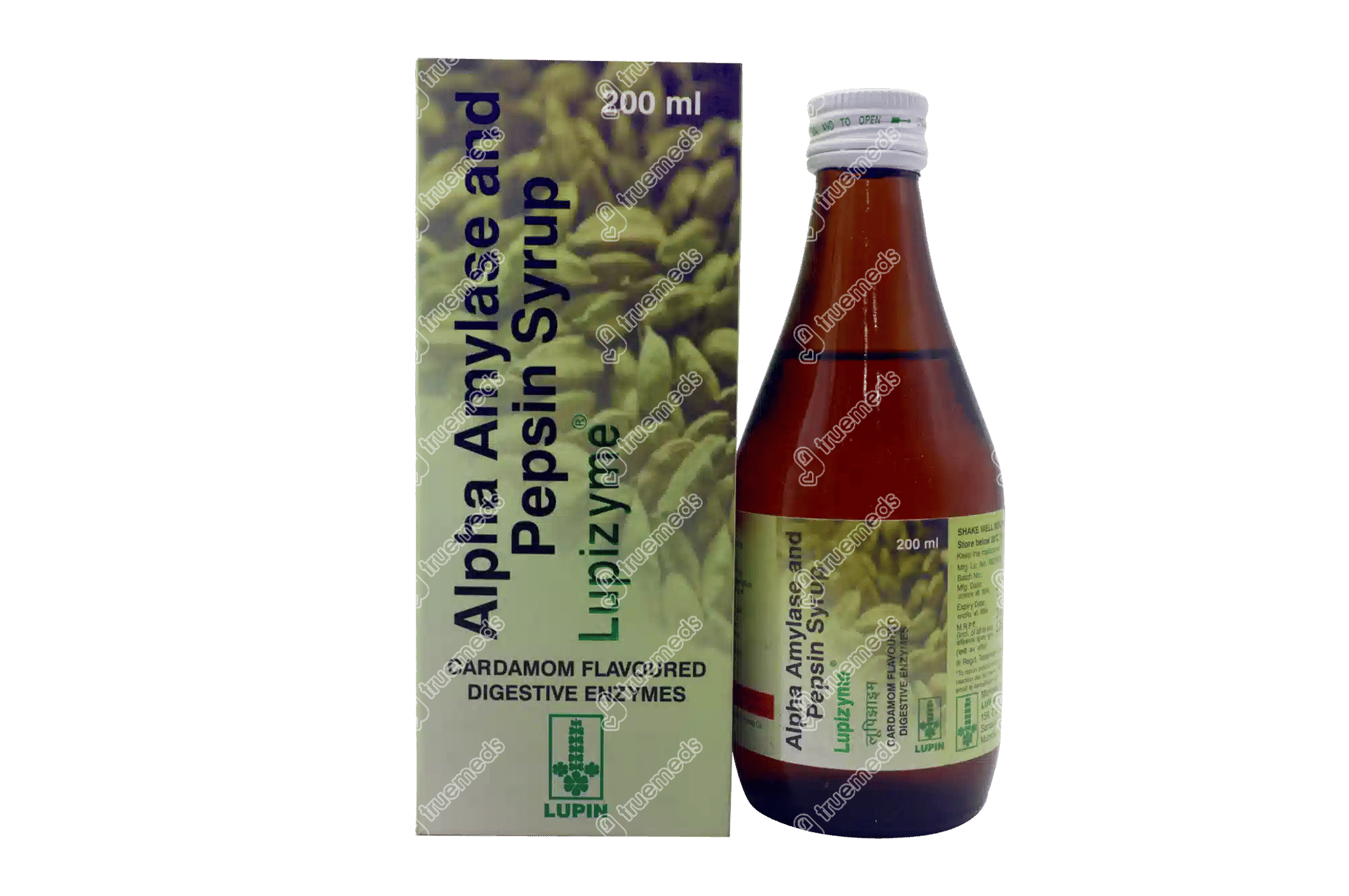 Lupizyme Cardamom Syrup 200 Ml - Uses, Side Effects, Dosage, Price ...