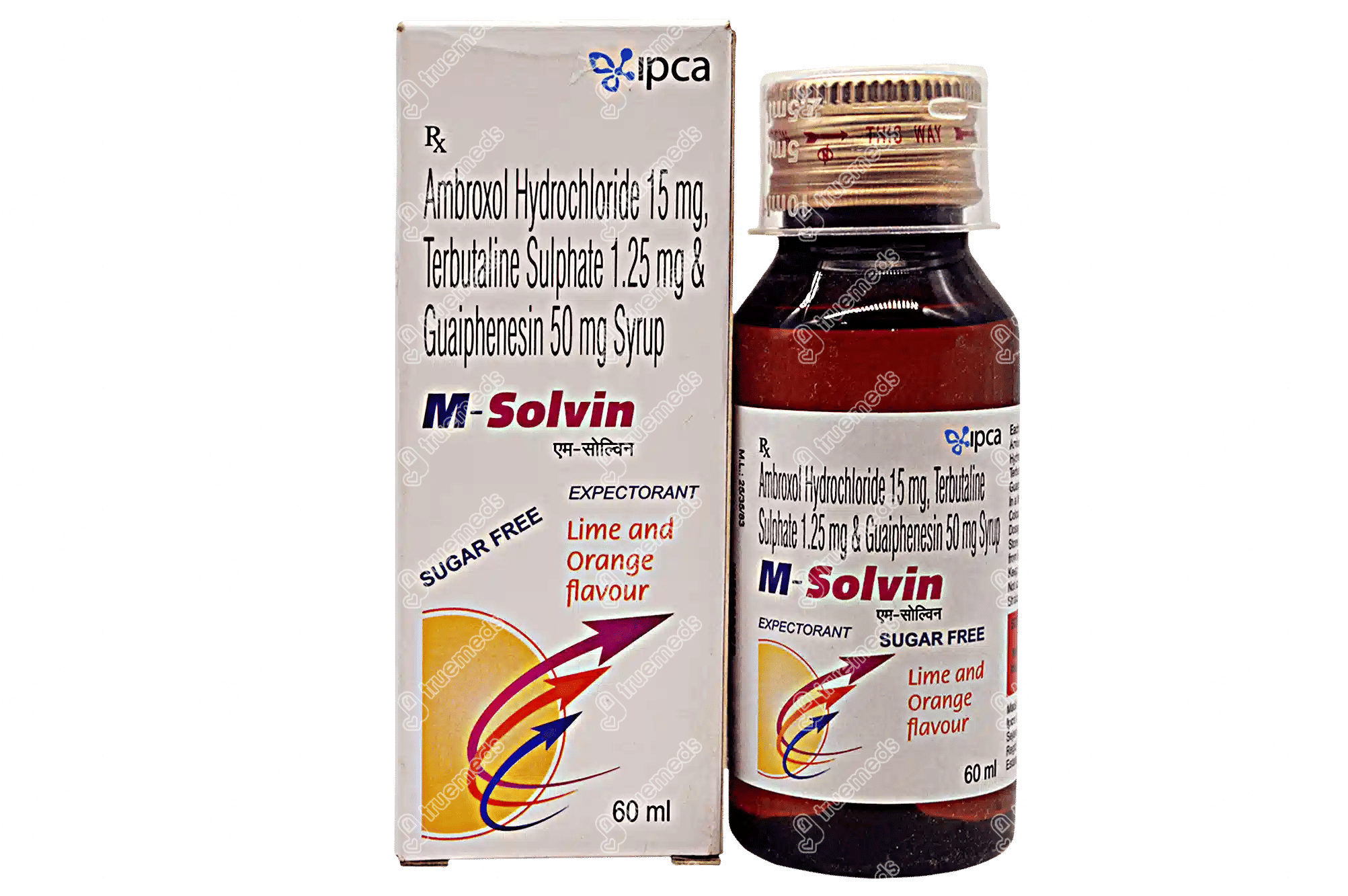 M Solvin 100/1.25/30 MG Syrup 60 ML | Order M Solvin 100/1.25/30 MG ...
