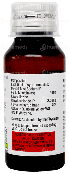 Montek Lc Kid Syrup 60Ml: Uses, Side Effects, Price & Substitutes