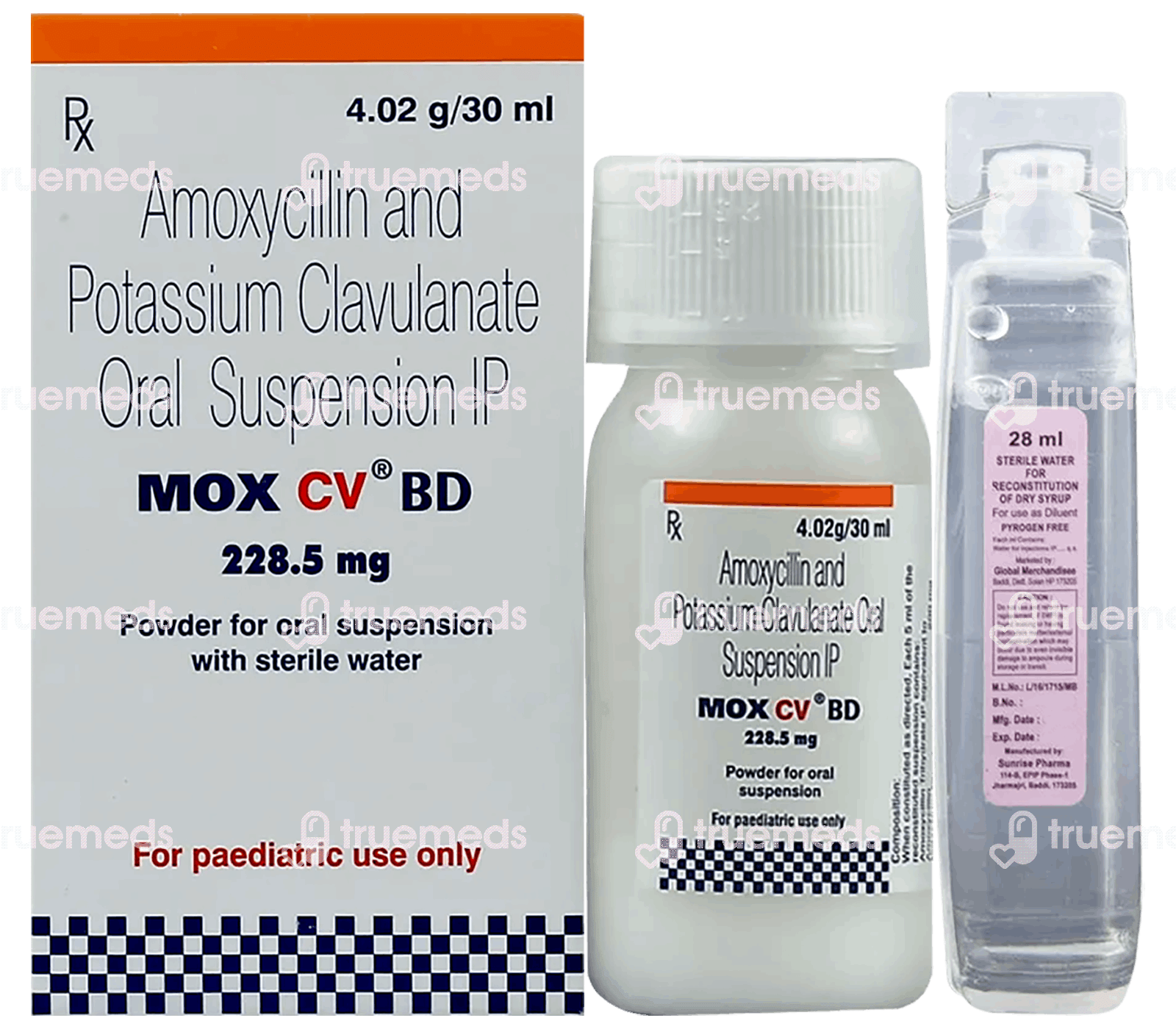 Mox Cv Bd 200/28.5 Mg Syrup: Uses, Side Effects, Price & Substitutes