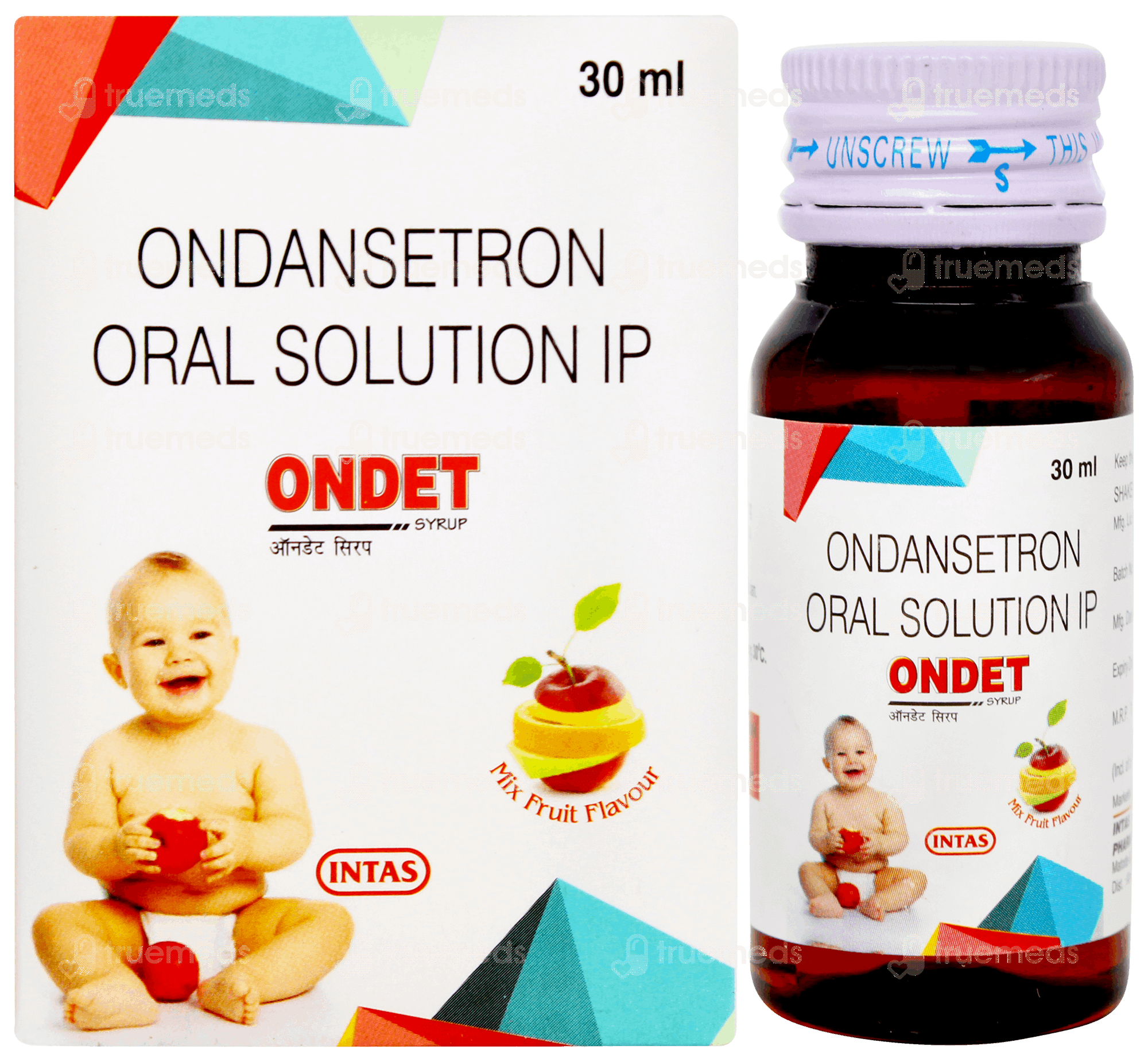 Ondet Mix Fruit Flavour Syrup 30ml: Uses, Side Effects, Price & Substitutes