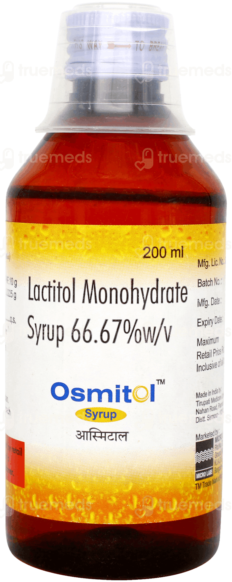 Osmitol 66.6% Syrup 200 ML | Order Osmitol 66.6 % Syrup 200 ML Online ...