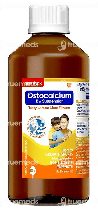 Ostocalcium Adult Lemon 82 Mg/200iu/2.5mcg Syrup 200 ML | Order ...