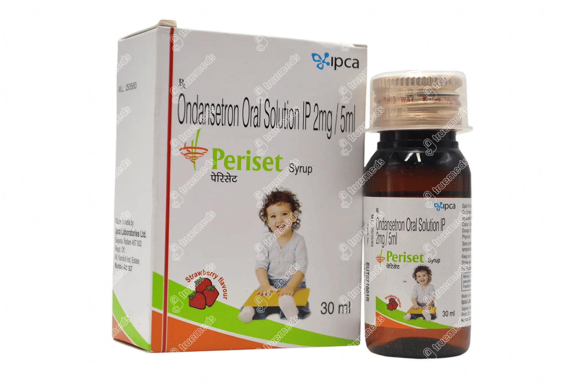 Periset Strawberry Flavour Syrup 30ml: Uses, Side Effects, Price ...