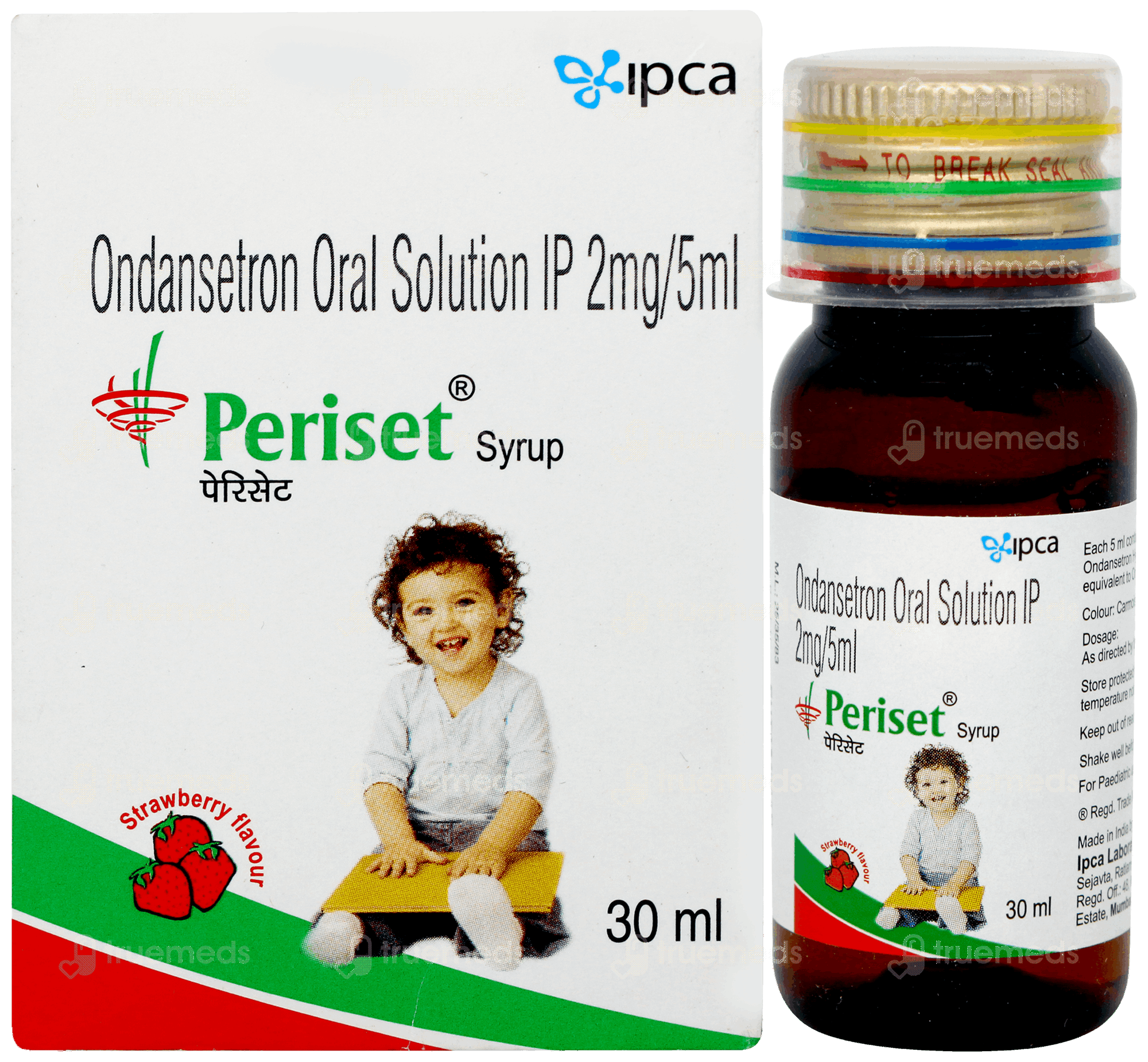 Periset Strawberry Flavour Syrup 30ml: Uses, Side Effects, Price ...