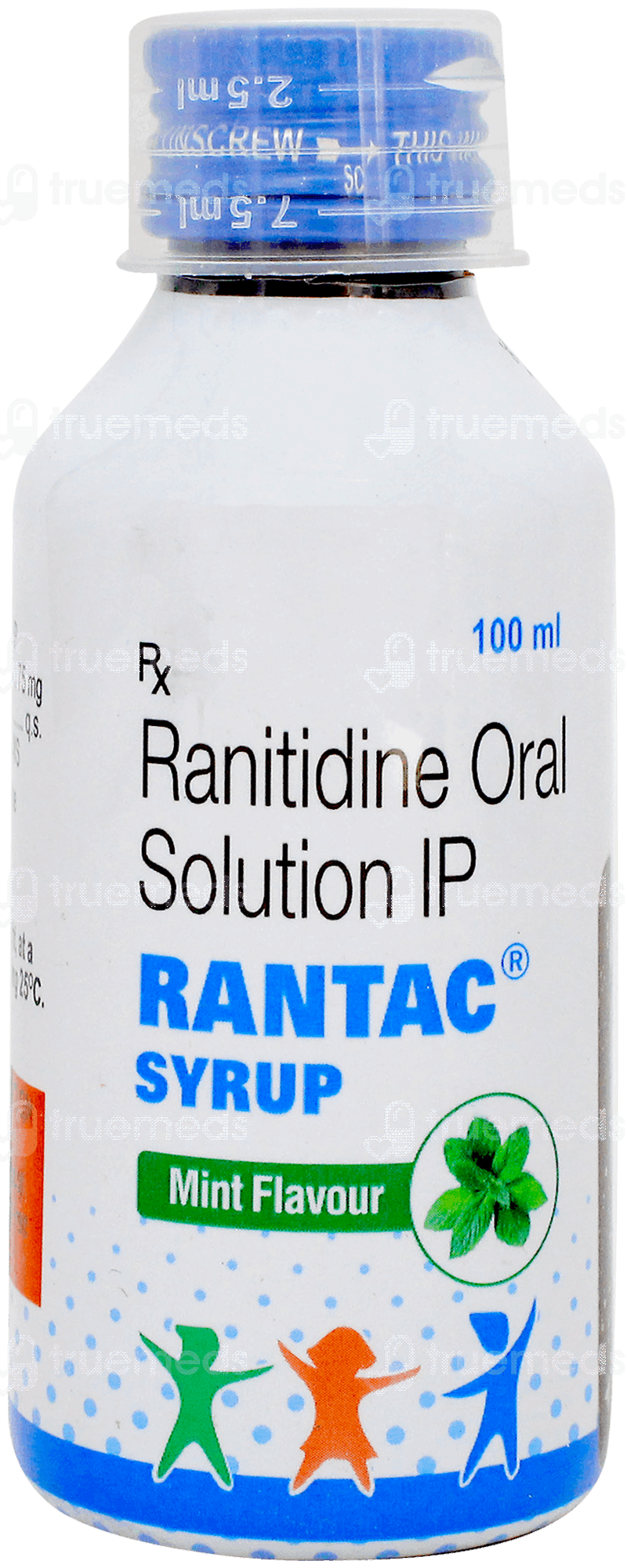 Rantac 75 Mg Mint Flv Syrup 100 Ml - Uses, Side Effects, Dosage, Price ...