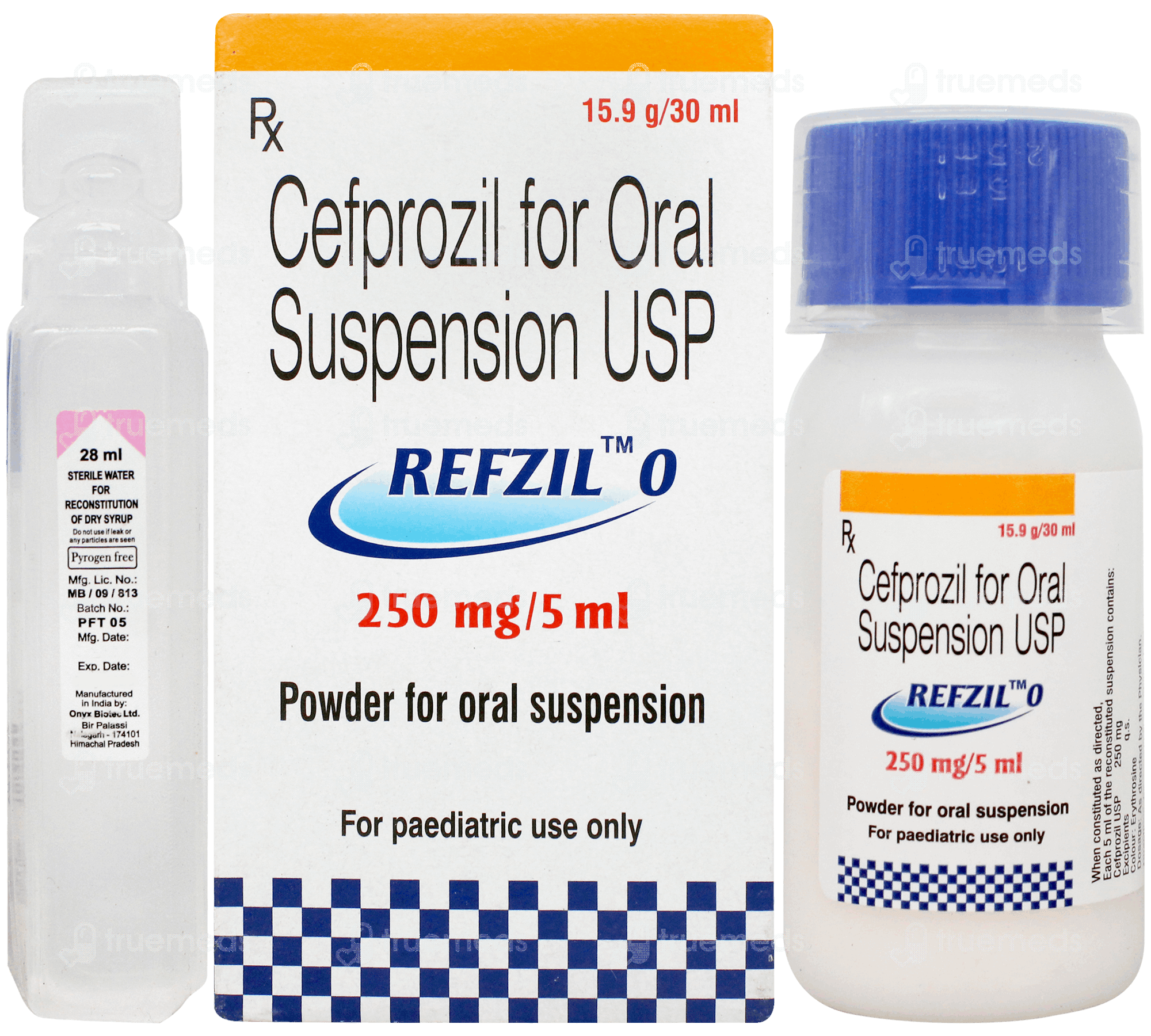 Refzil O 250 Mg Syrup 30 Ml - Uses, Side Effects, Dosage, Price | Truemeds