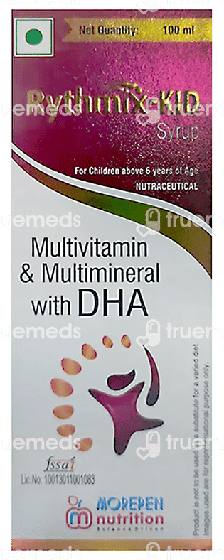 Rythmix Kid Syrup 100 Ml - Uses, Side Effects, Dosage, Price | Truemeds