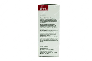 Solvin Cold Af 5/2 MG Syrup 60 ML | Order Solvin Cold Af 5/2 MG Syrup 60 ML Online at Truemeds