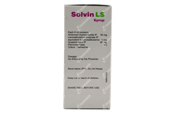 Solvin Ls 1/30/50 MG Syrup 60 ML | Order Solvin Ls 1/30/50 MG Syrup 60 ...