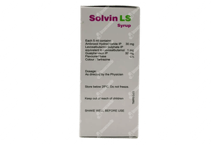 Solvin Ls 1/30/50 MG Syrup 60 ML | Order Solvin Ls 1/30/50 MG Syrup 60 ...