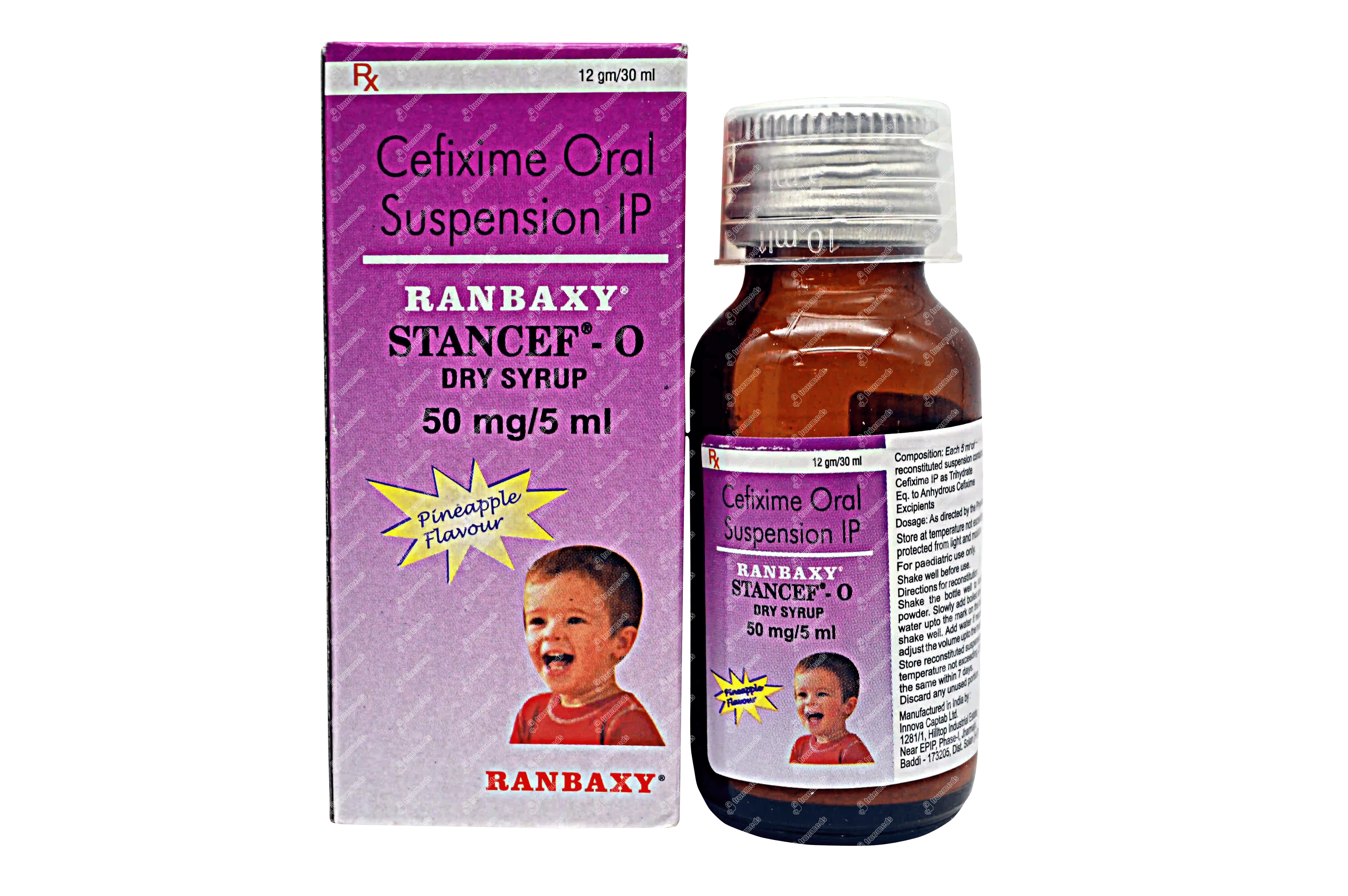 Stancef O Pineapple Flavour Dry Syrup 30ml: Uses, Side Effects, Price ...