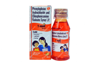 T Minic 52 Mg Orange Flavour Syrup 60 Ml - Uses, Side Effects, Dosage ...
