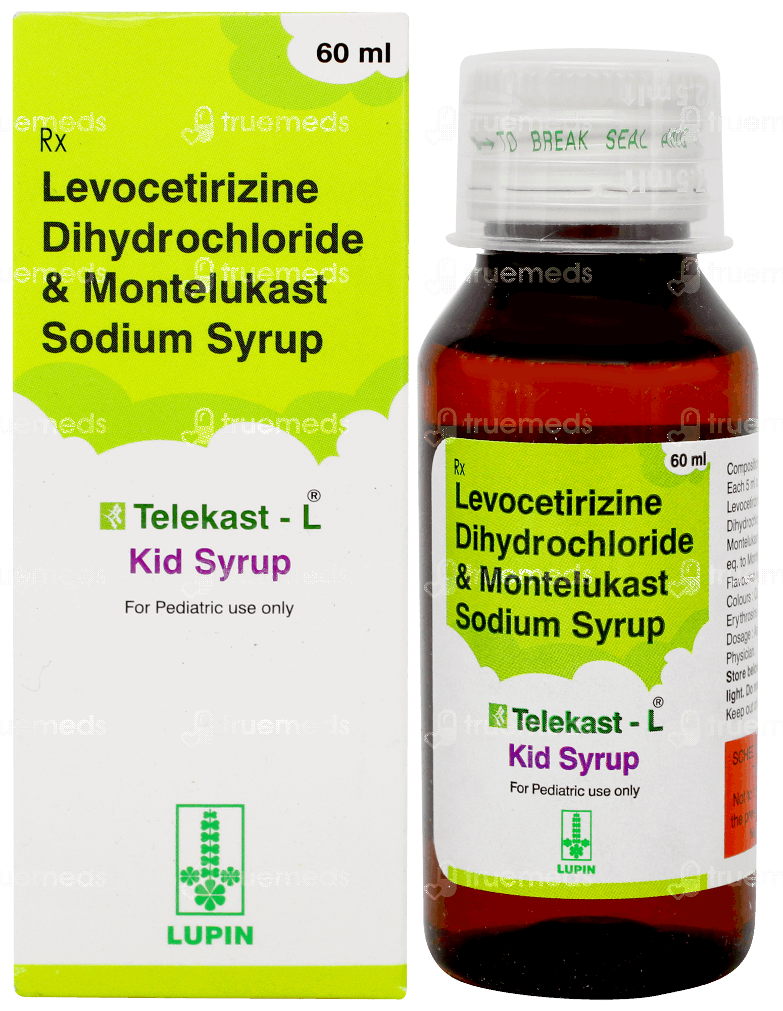 Telekast L Kid Syrup 60Ml: Uses, Side Effects, Price & Substitutes
