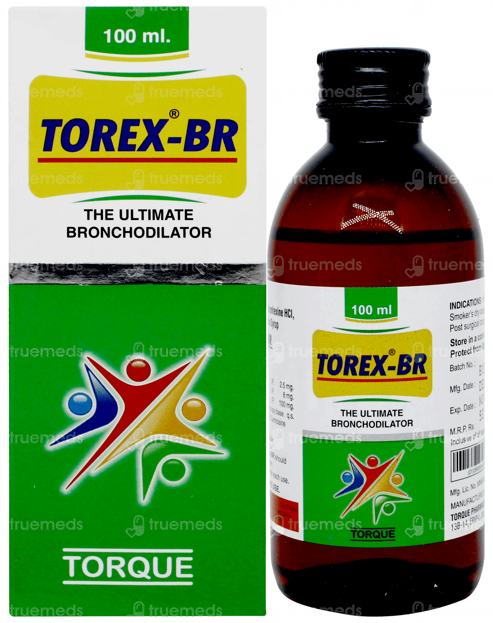Torex Br 100/2.5/8 MG Syrup 100 ML | Order TOREX BR 100/2.5/8 MG SYRUP ...