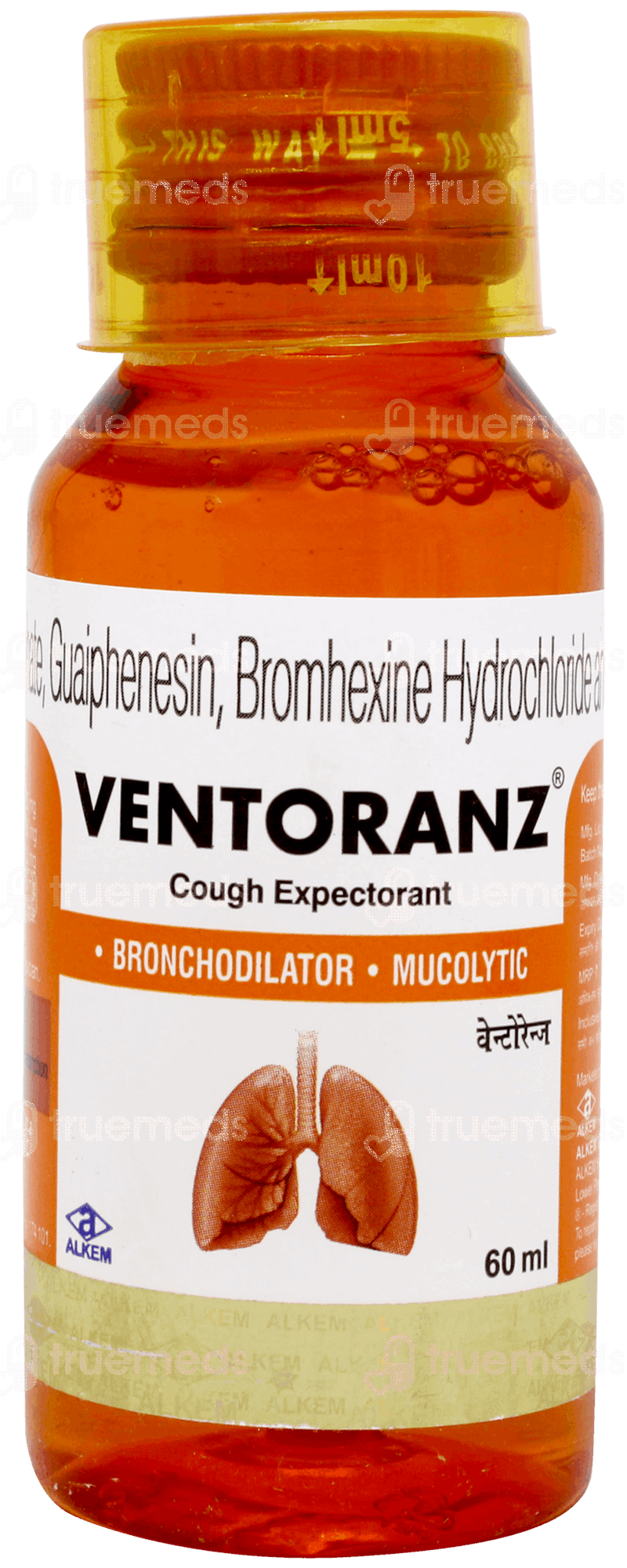 Vent Oranz (alkem) 50/1.25/2 MG Syrup 60 ML | Order Vent Oranz (alkem ...
