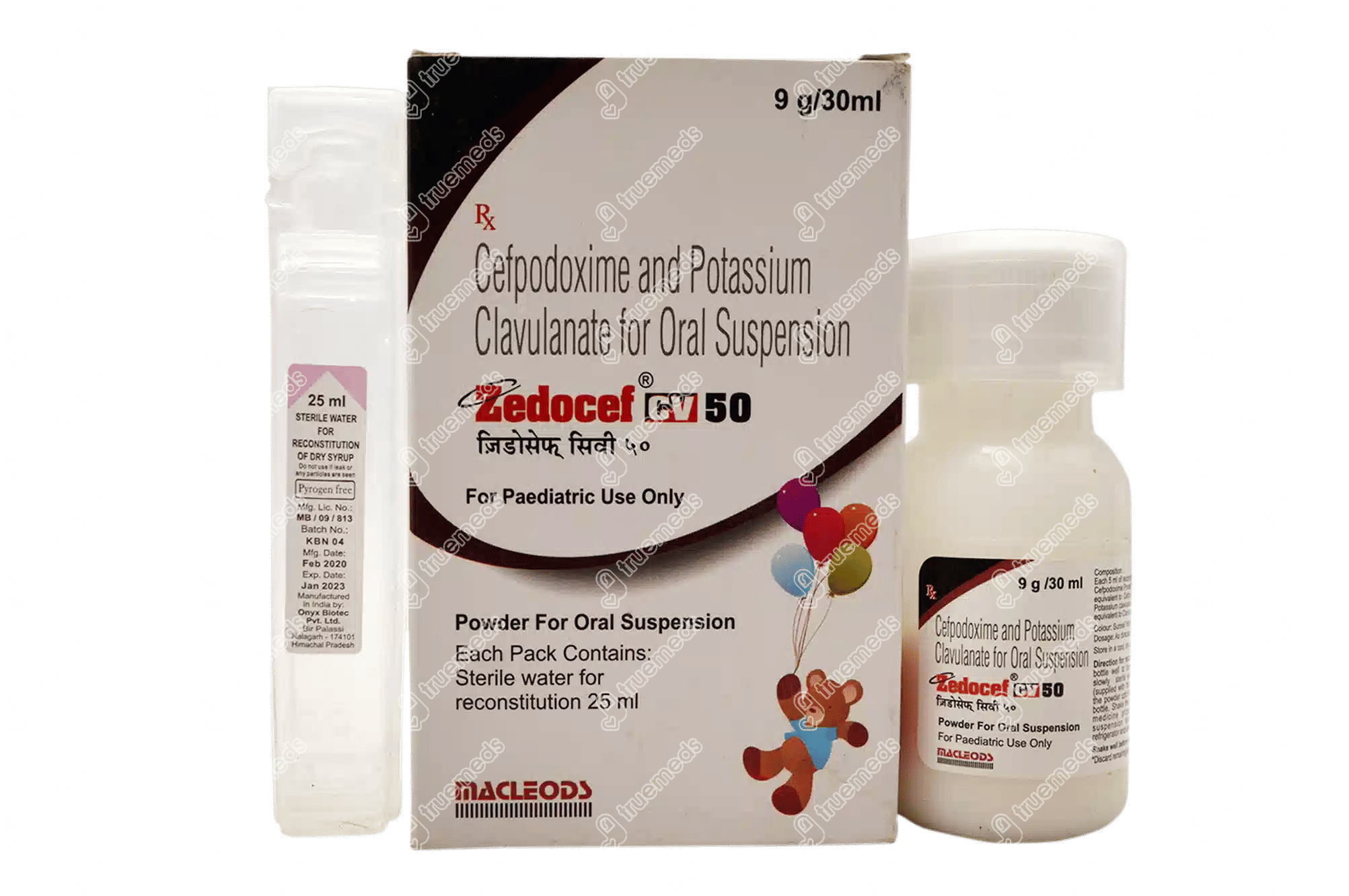 Zedocef Cv 50/31.25 MG Syrup 30 ML | Order Zedocef Cv 50/31.25 MG Syrup ...