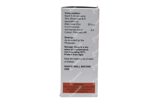 ZINCOGUT 20 MG SYRUP 100 ML - Uses, Side Effects, Dosage, Price | Truemeds