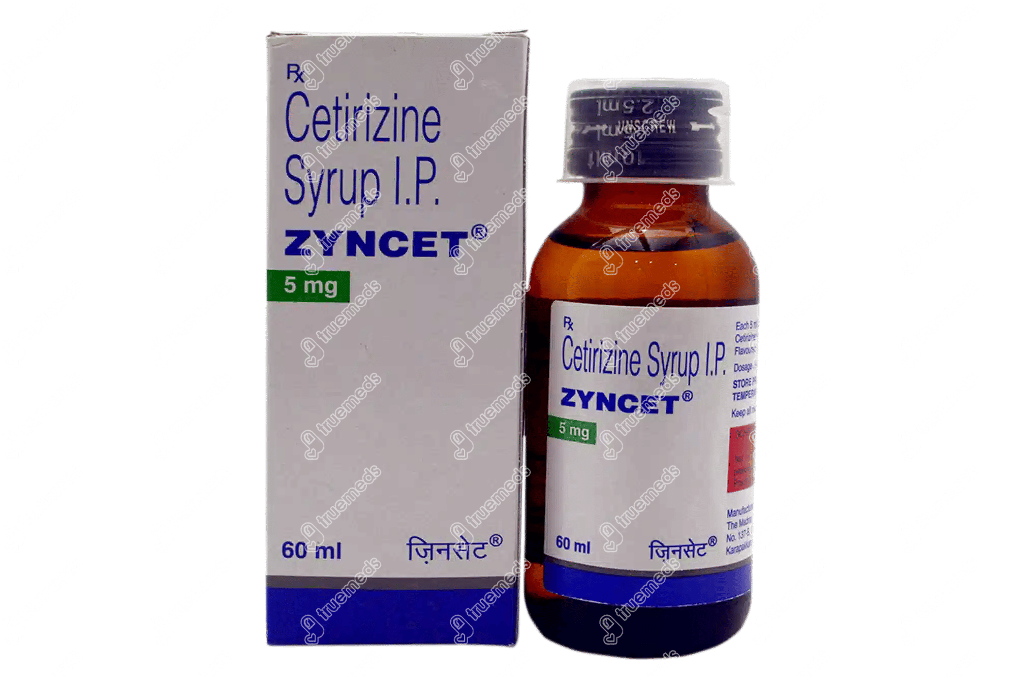 Zyncet 5 MG Syrup 60 ML | Order Zyncet 5 MG Syrup 60 ML Online at Truemeds