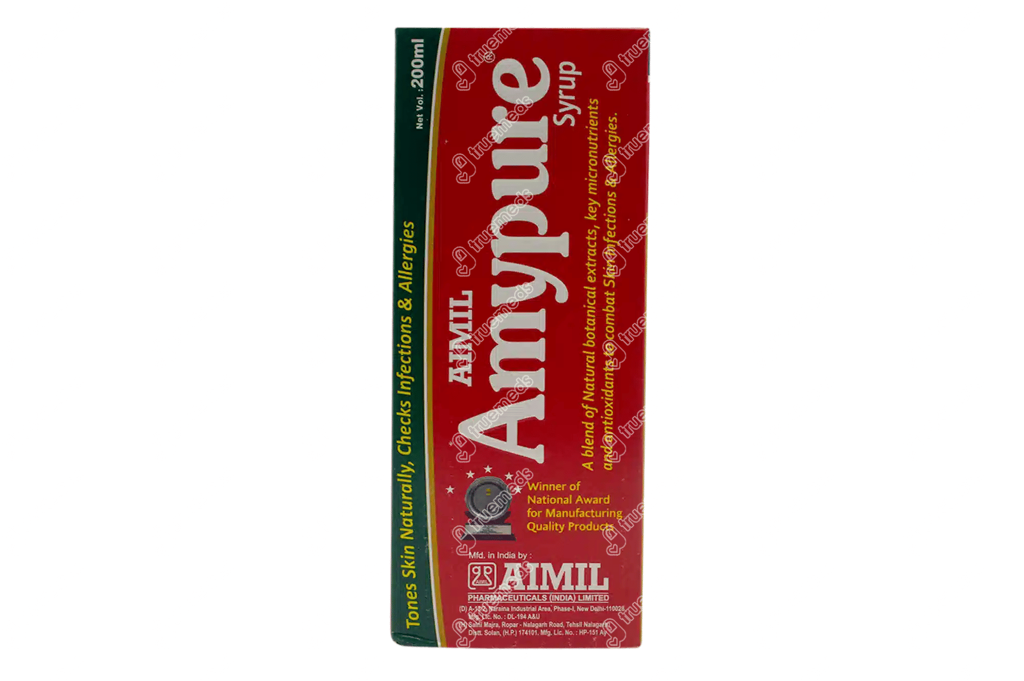 Amypure Syrup 200 ML - Uses, Side Effects, Dosage, Price | Truemeds