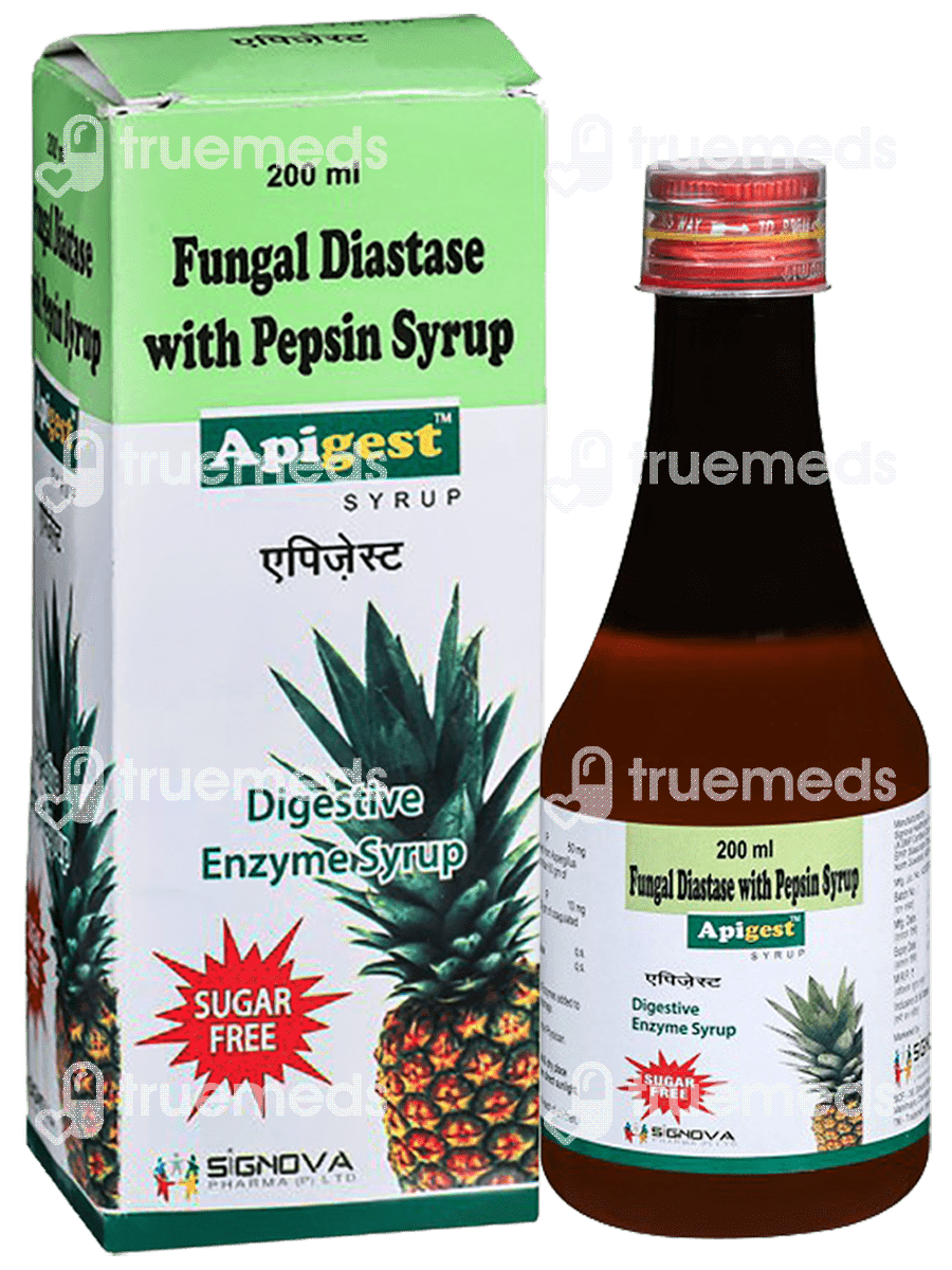 Apigest Syrup 200 ML | Order Apigest Syrup 200 ML Online at Truemeds