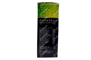 Appetent Syrup 200 Ml - Uses, Side Effects, Dosage, Price | Truemeds