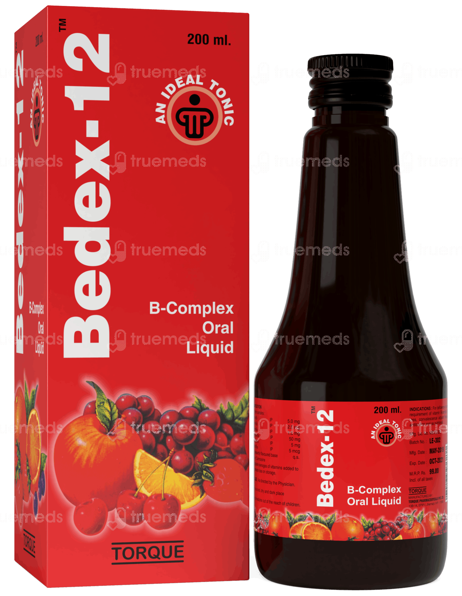 Bedex 12 Syrup 200 Ml - Uses, Side Effects, Dosage, Price | Truemeds