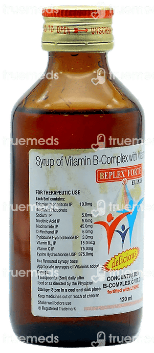 Beplex Forte Syrup 120 Ml - Uses, Side Effects, Dosage, Price | Truemeds