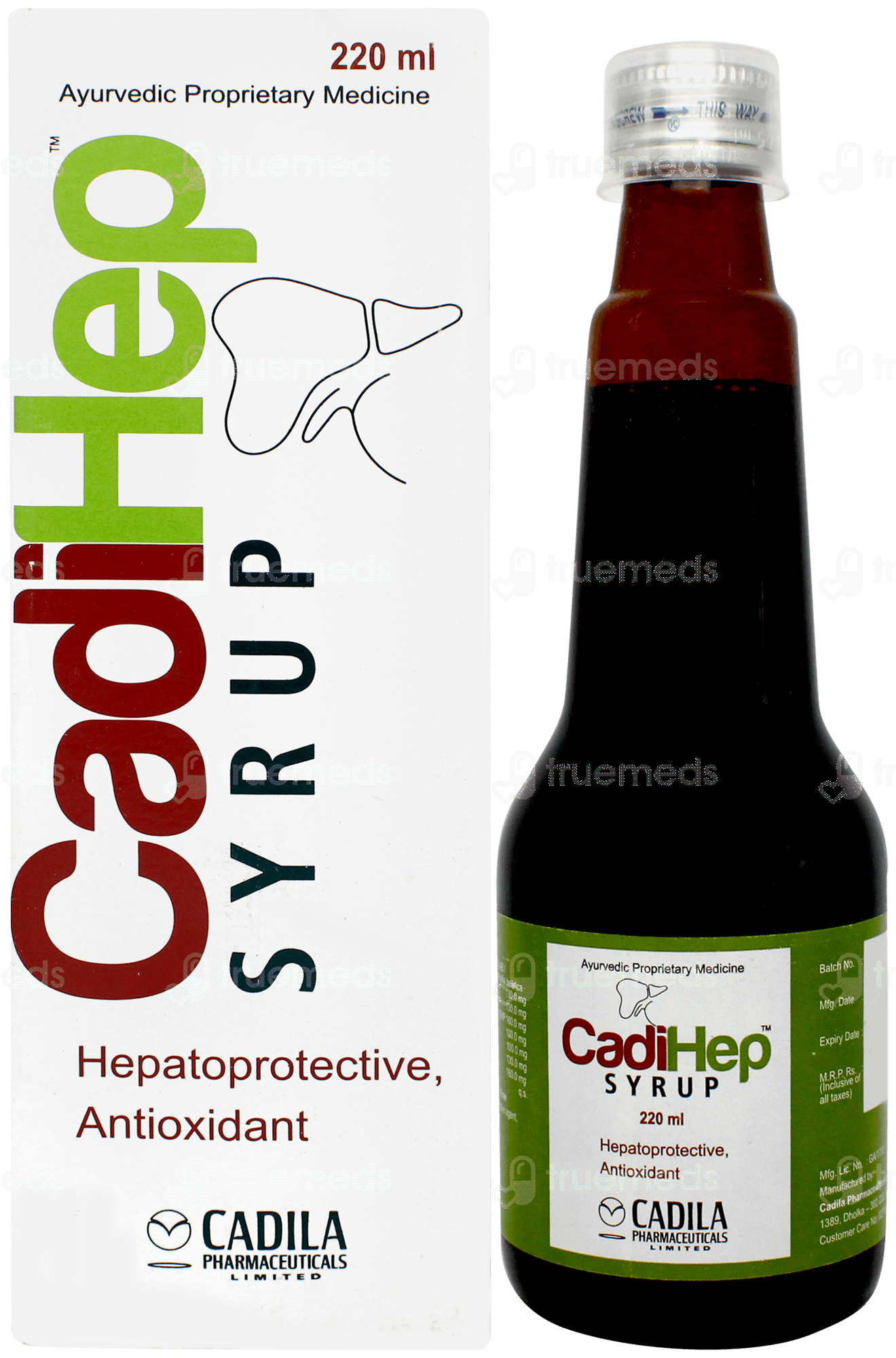 Cadihep Syrup 220 Ml - Uses, Side Effects, Dosage, Price | Truemeds
