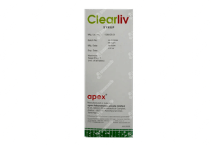 Clearliv Syrup 200 Ml - Uses, Side Effects, Dosage, Price | Truemeds