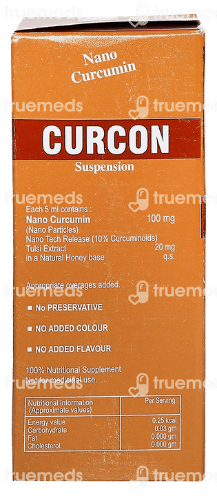 Curcon Syrup 60 Ml - Uses, Side Effects, Dosage, Price | Truemeds